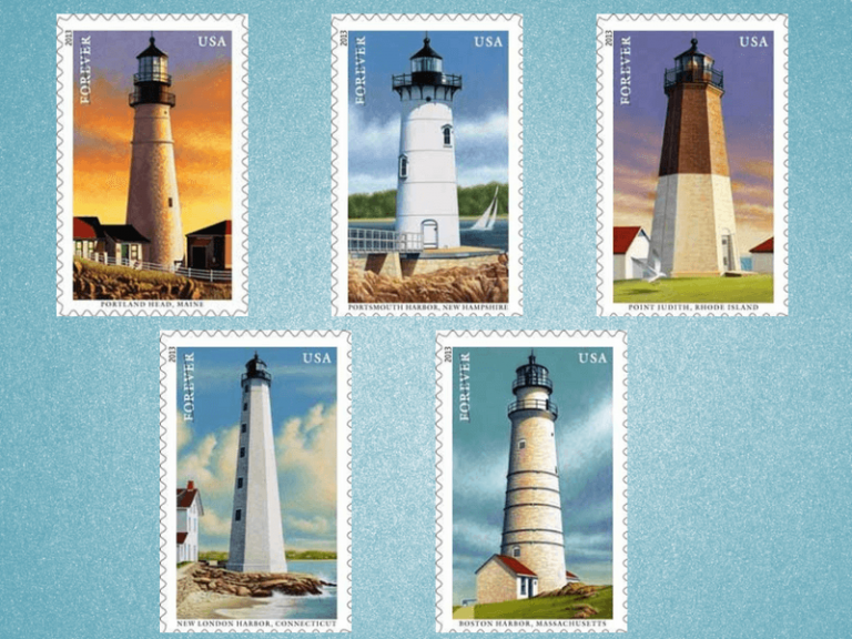New England Lighthouse Stamps Unveiled | The Lighthouse Preservation ...